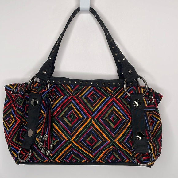 Donna Sharp | Bags | Donna Sharp Bag Colorful Woven Fabric Shoulder Bag ...